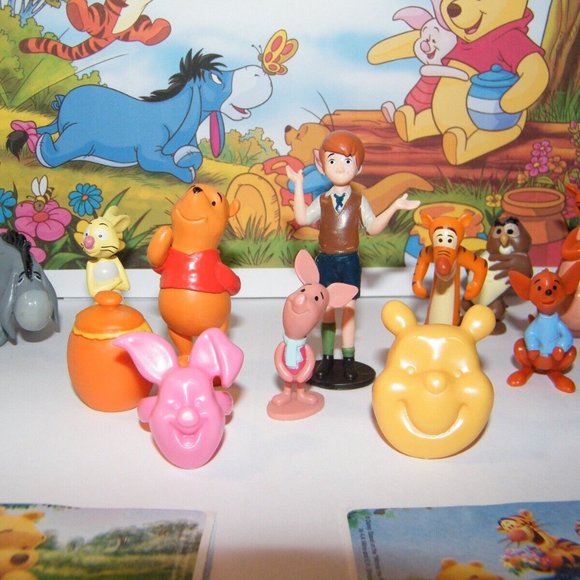 Disney | Toys | Disney Winnie The Pooh Deluxe Figure Set Toy Set Of 4 ...